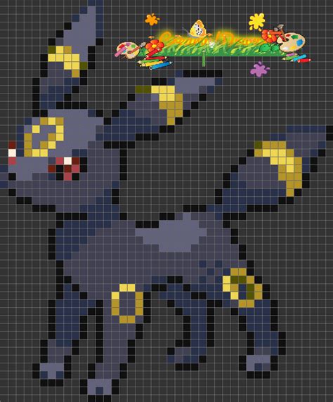 Pixel Art Umbreon By Creamykitty17 On Deviantart