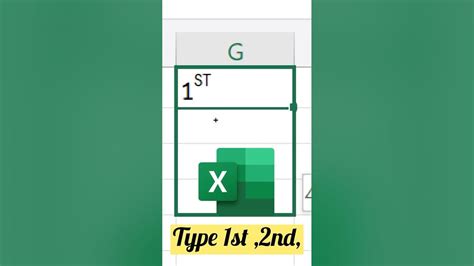 Interview Write 1st 2nd3rd Superscript In Excel Excel Excel Interview Interviewtips