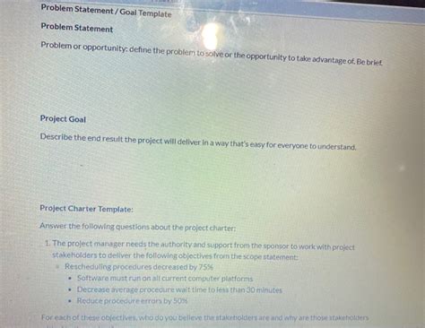 Solved Problem Statementgoal Template Problem Statement