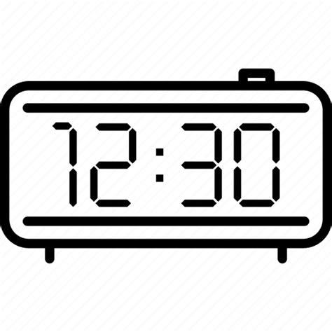 Digital Alarm Clock Timer Icon Download On Iconfinder Digital Alarm Clock Timer Icon Download On Iconfinder
