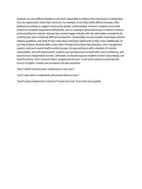 Use Artificial Intelligence Responsibly Pdf