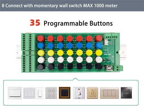 Kc868 Ak Esp32 Programmable Keyboard Smart Home Automation Kincony