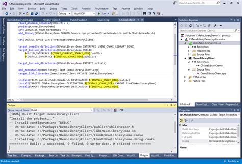 Exporting And Importing CMake Packages With Find Package VisualGDB Tutorials