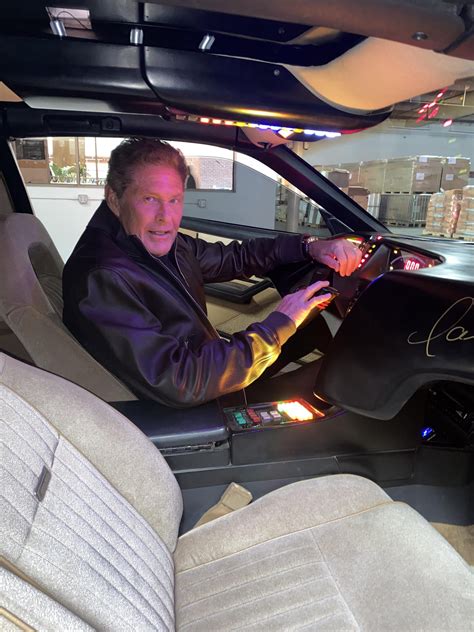 David Hasselhoff Is Selling His Iconic Knight Rider Kitt Car Maxim