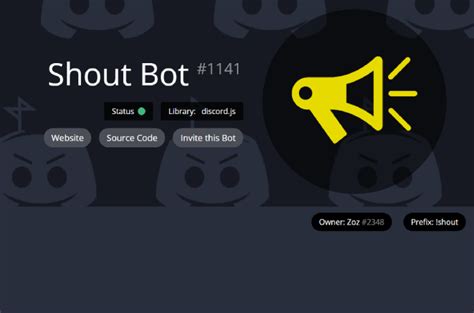 shout bot 1141 discord bot tutorial y comandos servidor steam méxico