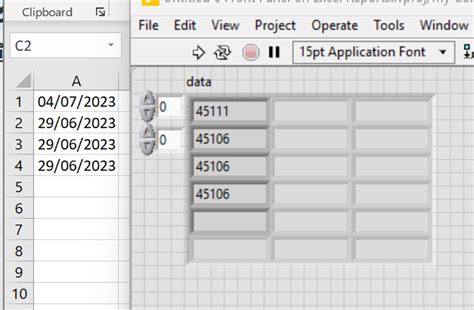 solved reading timestamp from excel sheet ni community