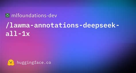 Mlfoundations Devlawma Annotations Deepseek All 1x · Datasets At