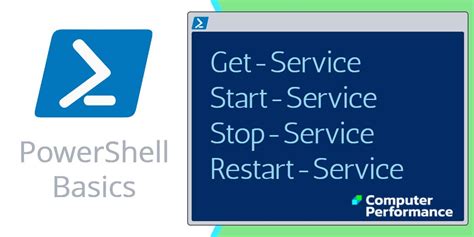 Powershell Basics Start Stop And Restart A Service Cmdlet Examples