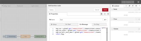 how to access native ha presence ha unifi in nodered so it can go