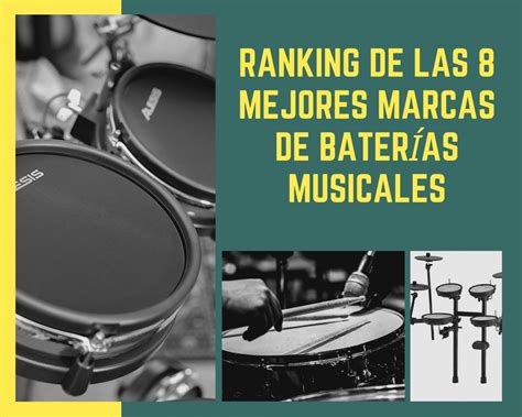 ⭐las 8 Mejores Marcas De Baterías Musicales Ofertas 2025