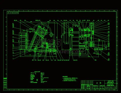 Pe 600 900复摆颚式破碎机总图设计 含cad图纸 机械5