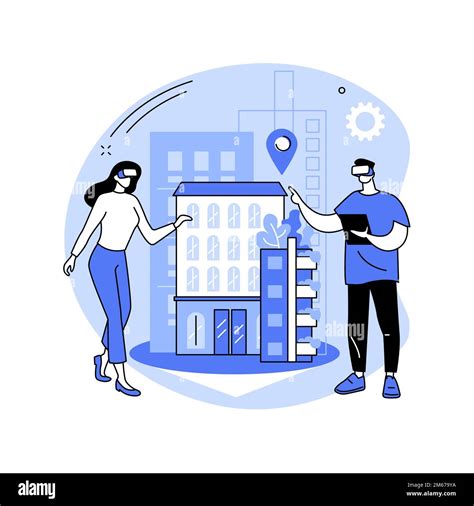 Interactive Design Visualization Abstract Concept Vector Illustration Interactive Visualization