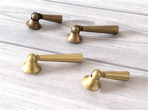 Drawer Knob Brass Drop Drawer Pull Dresser Knob Pulls Handles Antique Bronze Cabinet Pulls
