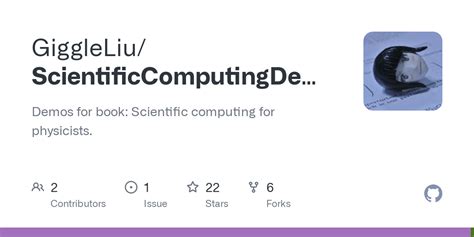Github Giggleliuscientificcomputingdemos Demos For Book Scientific Computing For Physicists
