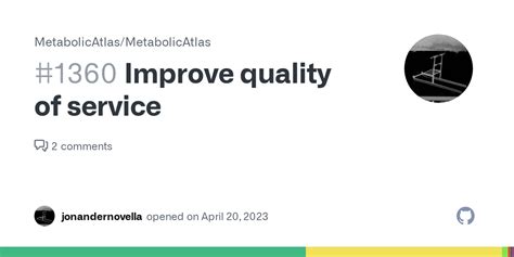 Improve Quality Of Service · Issue 1360 · Metabolicatlas