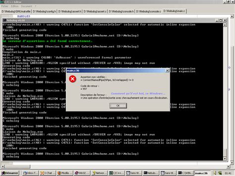 HS Recensement Des Message D Erreur Les Plus Ridicules LinuxFr Org