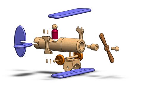 Solidworks Toy Plane Nuhas Projects