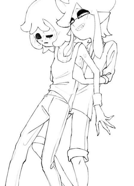 Rule 34 Artist Request Black And White Black Eyes Blush Cute Grabbing Hands Under Clothes