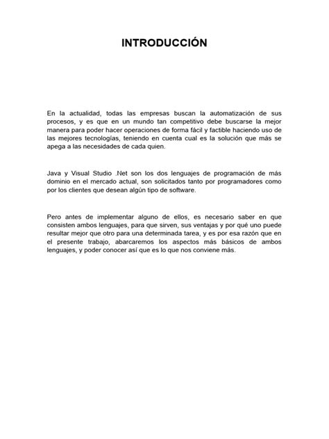 Java Vs Net Pdf Net Framework Java Lenguaje De Programación