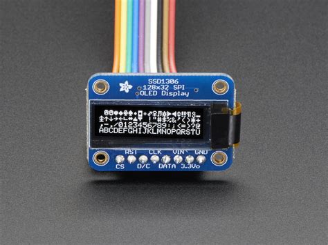 661 Adafruit Monochrome 128x32 SPI OLED Graphic Display