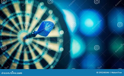 target dart on target blue dart board stock illustration illustration