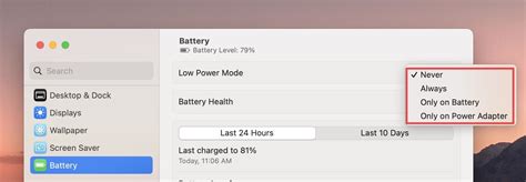 how to enable low power mode on mac appsntips