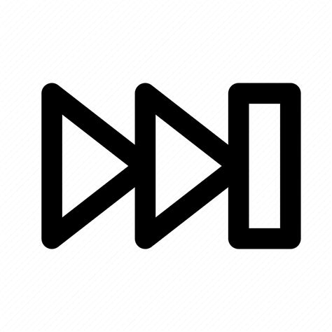 Music Media Player Ui Button Fastforward Icon Download On Iconfinder