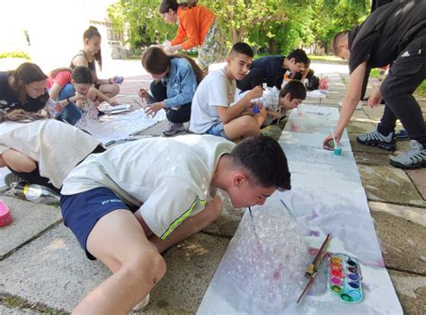 1 юни Международен ден на детето открит урок по рисуване ОУ Хан