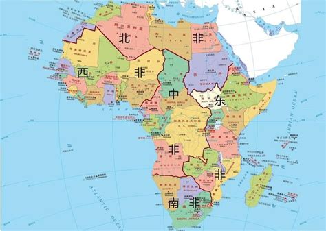 非洲的地理区域划分，“东南西北中”五大区域该怎样划分？ 中非 南非 东南西北 新浪新闻