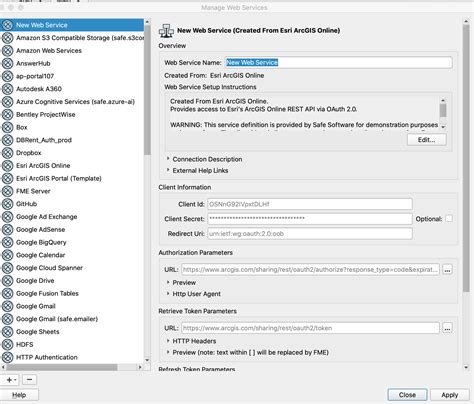 How To Connect To ArcGIS Online In FME Desktop Community