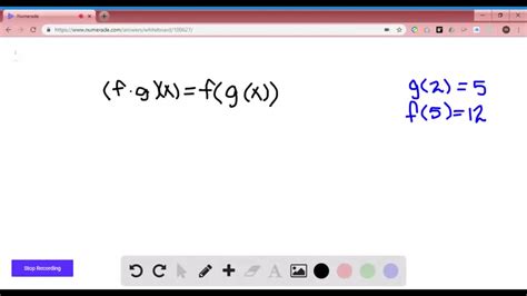 By Definition F ∘gx So If G25 And F512 Then F ∘g2