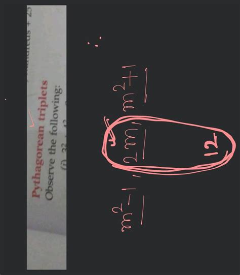 Pythagorean Triplets Observe The Following Filo