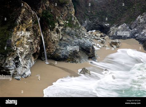 Mcway Falls Julia Pfeiffer Burns State Park Big Sur Coast California