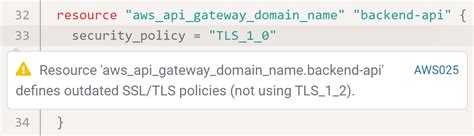 Tfsec Configuration Codeac