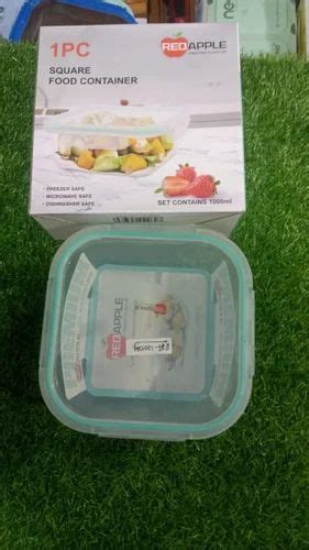 Plastic 1000ml Microwave Safe Square Food Container At ₹ 210piece In Pune