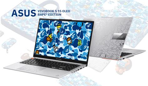 ASUS представляет яркий ноутбук Vivobook S 15 OLED BAPE Edition