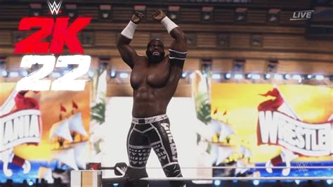 Wwe 2k22 Apollo Crews Entrance Signature Finisher Youtube