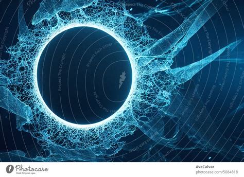 Digital Technological Background Abstract Structure With Connected Dots And Lines Big Data