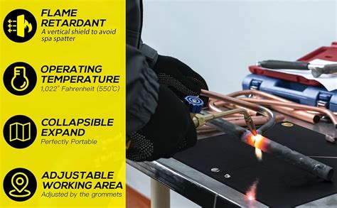 Welding Blanket Fireproof 12x12inch Soldering Heat Shield