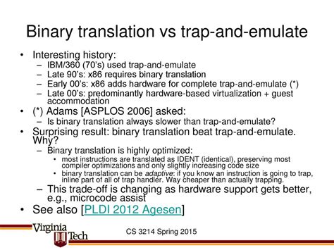 Cs 3214 Operating Systems Virtualization Ppt Download
