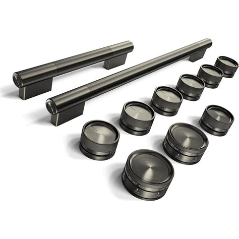 Kitchenaid Black Ore Handle And Knob Hardware Accessory Kit For 48 Co