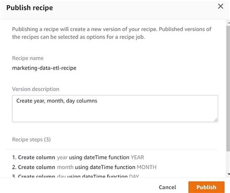 orchestrating an aws glue databrew job and amazon athena query with aws