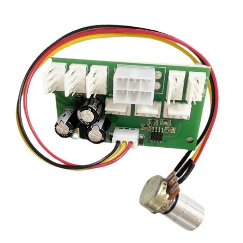 Dc12v Fan Controller 34 Wire Pwm Fan Speed Governor 8 Way For Computer