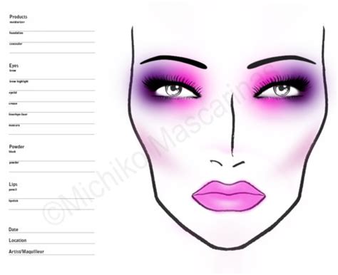 Makeup Template Mugeek Vidalondon