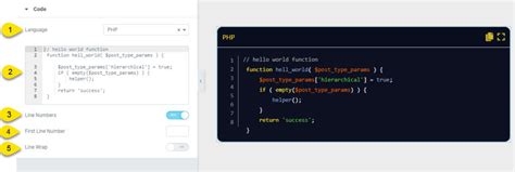 Code Block Widget Creative Add Ons For Elementor