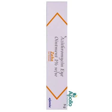 Azithromycin Eye Ointment Packaging Size 5 Gm At Rs 200 Piece In Nagpur