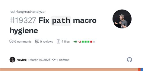 Fix Path Macro Hygiene By Veykril Pull Request Rust Lang Rust Analyzer GitHub