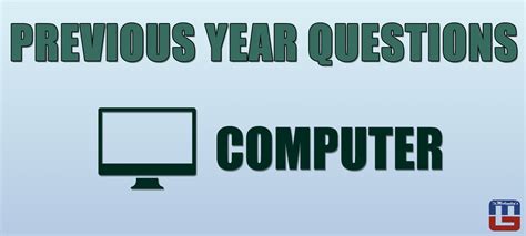 Previous Year Computer Questions 27062017