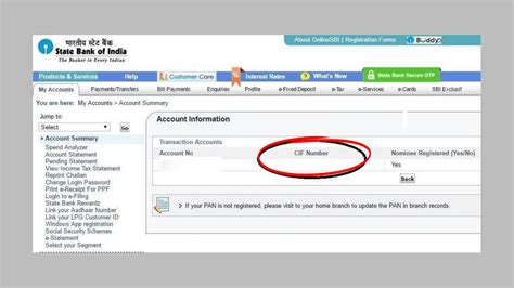 Sbi Cif Number Meaning How To Find It Online Offline Sms And Phone