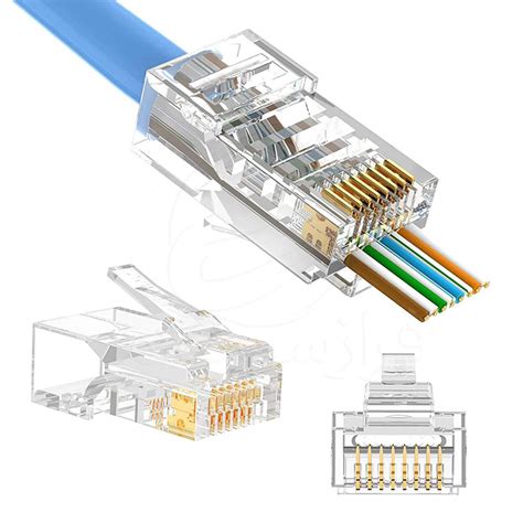 سوکت شبکه میانگذر Cat 6 فروشگاه آنلاین دوربین مداربسته سورنا